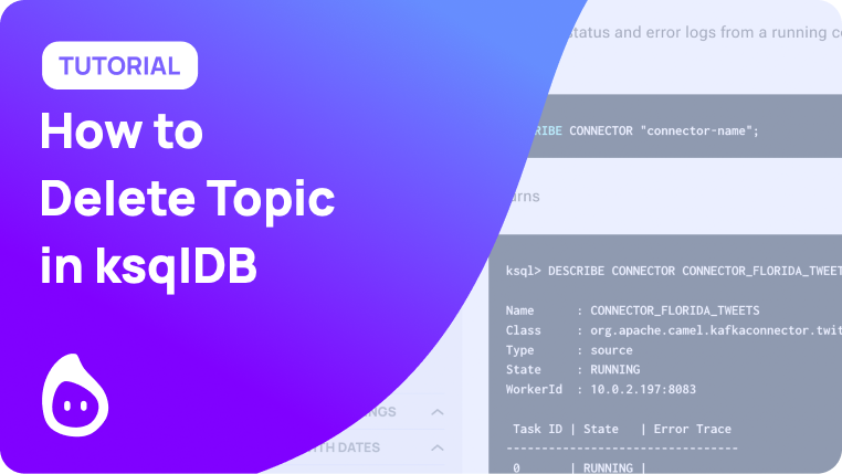 How to Delete Topic in ksqlDB - Topictale
